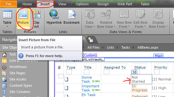 Showing Icons in a List View | The Chris Kent